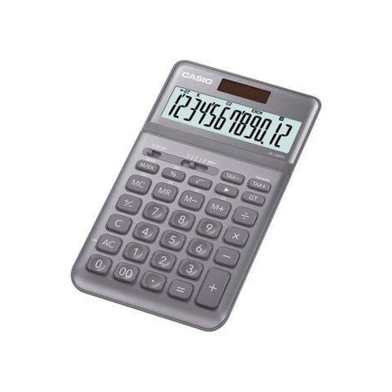 CALCULADORA DE MESA CASIO JW-200SC-GY (12 DÍGITOS) - Loja Sistec