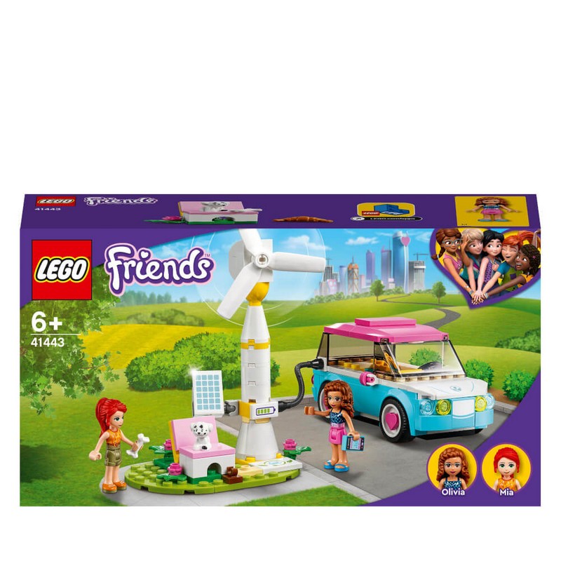 LEGO FRIENDS CARRO ELÉTRICO OLIVIA 41443 - Loja Sistec