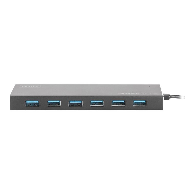 HUB USB 3.0 7xUSB-A/F DIGITUS - Loja Sistec