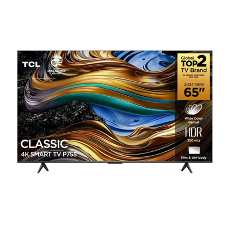 TV TCL 65P755‑SKD (65" 4K UHD GOOGLE TV SMART) - Loja Sistec