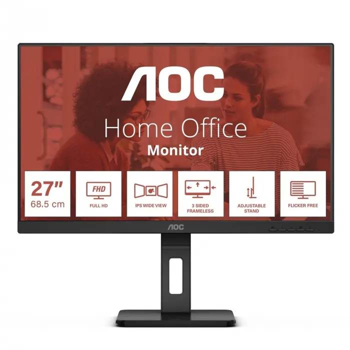 MONITOR AOC (27" FHD 75HZ 4MS) - Loja Sistec