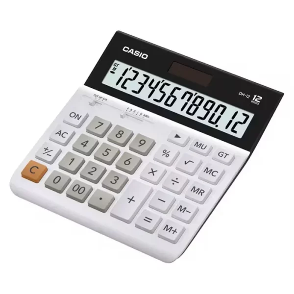 CALCULADORA CASIO DH-12-WE-W-DP - Loja Sistec